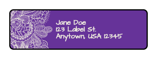 1.75" x 0.5" Return Address Labels - Mailing Labels - OL25