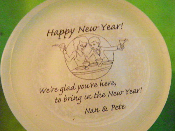 New Year's Eve Party Favor Candle Label - Customer Label Ideas ...