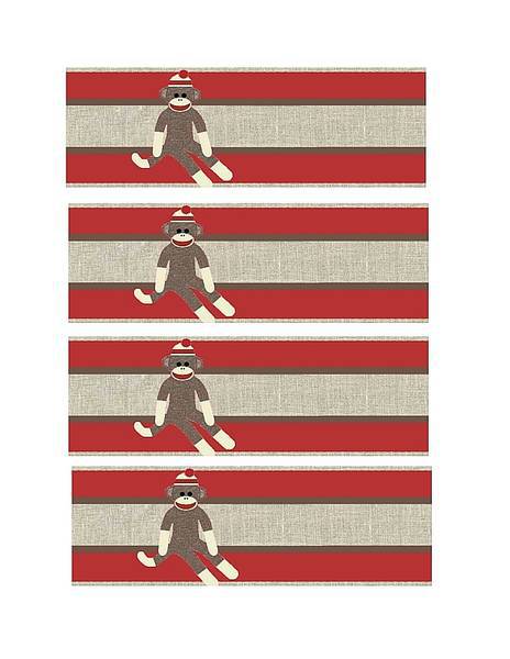 Sock monkey fork/spoon labels - Customer Label Ideas | OnlineLabels®