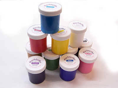 Paint Jar Lid Labels by MarbleArt - Customer Label Ideas | OnlineLabels®