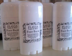 Foot Balm Container Labels by Flavia Soaps - Customer Label Ideas ...