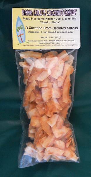 HanaLulu's Coconut Candy Label - Customer Label Ideas | OnlineLabels®