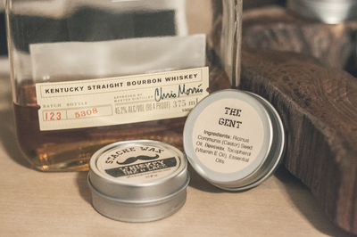 The Gent Stache Wax Label - Customer Label Ideas | OnlineLabels®