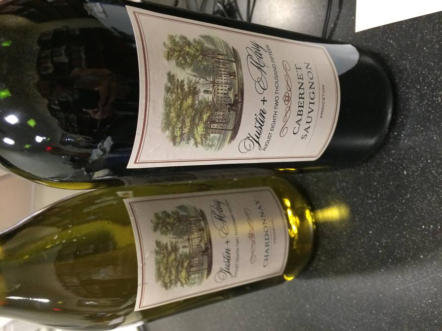 Homemade Wine Bottle Labels For Our Wedding Customer Ideas 