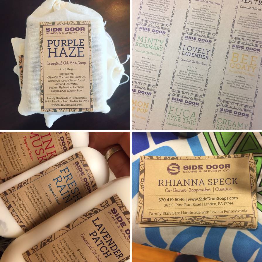 Side Door Soaps New Branding - Customer Label Ideas | OnlineLabels®