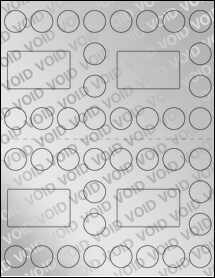 Void Silver Polyester - OL113 - Various Size