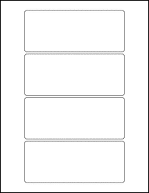 5.75" x 2.375" Blank Label Template - PDF - OL1211