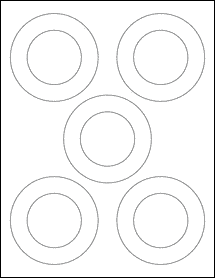 3.5" x 3.5" Blank Label Template - PDF - OL1238
