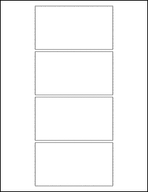 4.5" x 2.5" Blank Label Template - PDF - OL1383