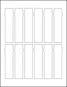 1.1246" x 4.3429" Blank Label Template - PDF - OL1604