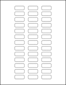 Weatherproof Matte Inkjet - OL1676 - 1.25" x 0.5"