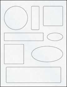 Clear Matte Inkjet - OL2002 - 1" x 2"