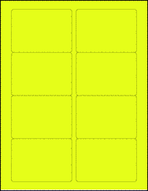 Fluorescent Yellow - OL2055 - 3.5" x 2.5"