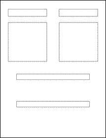 8.5" x 11" Blank Label Template - PDF - OL2075