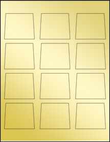 Gold Foil Inkjet - OL2115 - 2.35" x 2"