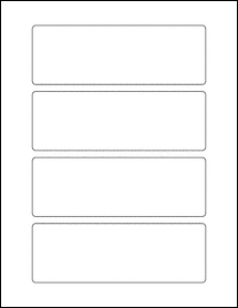 Weatherproof Gloss Inkjet - OL2153 - 6.25" x 2.125"