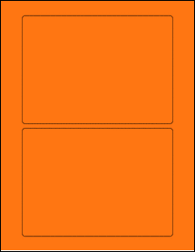 Fluorescent Orange - OL2222 - 6.625" x 4.75"