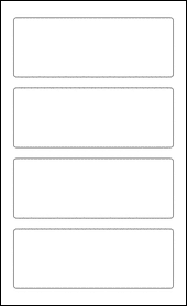 7.34" x 2.75" Blank Label Template - Microsoft Word - OL2241