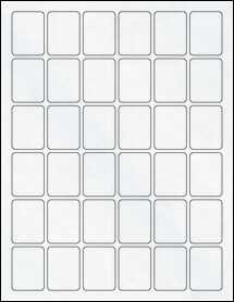 Clear Matte Inkjet - OL2354 - 1.18" x 1.6"
