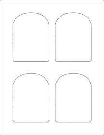 3" x 4" Blank Label Template - PDF - OL2512