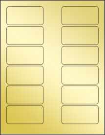 Gold Foil Inkjet - OL2531 - 3" x 1.5"