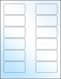 White Gloss Laser - OL2531 - 3" x 1.5"