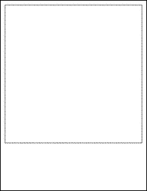 8" x 8" Blank Label Template - OL2555