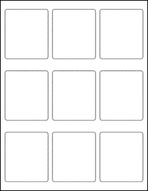 Weatherproof Polyester Laser - OL2650 - 2.5" x 2.875"
