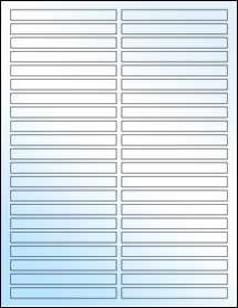 White Gloss Inkjet - OL2907 - 3.8125" x 0.375"