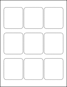 Weatherproof Matte Inkjet - OL2997 - 2.45" x 2.7"