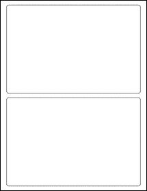 7.81" x 5.125" Blank Label Template - PDF - OL3009