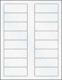 Clear Matte Laser - OL3013 - 3.25" x 1.25"