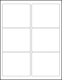 3.875" x 3.33" Blank Label Template - PDF - OL3017