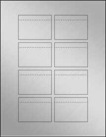 Weatherproof Silver Polyester Laser - OL3150 - 2.677" x 1.968"