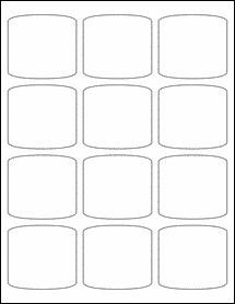 2.5" x 2.325" Blank Label Template - PDF - OL3225