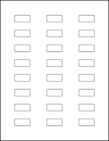 1.217" x 0.539" Blank Label Template - Microsoft Word - OL3238