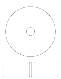 7" Circle Blank Label Template - PDF - OL3411