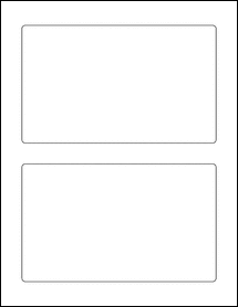7" x 4.25" Blank Label Template - OL3484