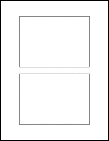 5.5" x 4" Blank Label Template - OL3527