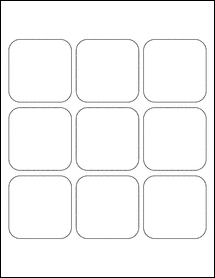 Blockout for Laser - OL3607 - 2.5" x 2.5"