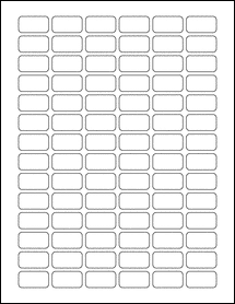 1.1" x 0.59" Blank Label Template - Microsoft Word - OL3727