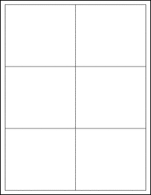 4" x 3.5177" Blank Label Template - OL3948