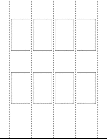 1.5" x 2.5" Blank Label Template - PDF - OL4207
