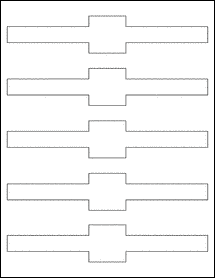 8" x 1.4787" Blank Label Template - PDF - OL4350