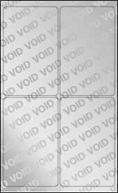 Void Silver Polyester - OL4378 - 4" x 6.5"