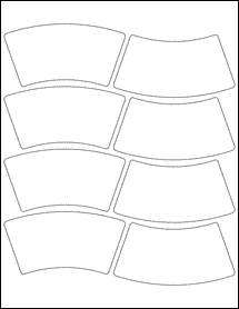 4.3465" x 2.2437" Blank Label Template - PDF - OL4389