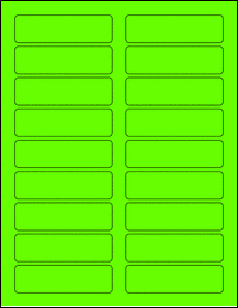 Fluorescent Green - OL4410 - 3.5" x 1"