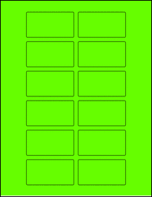Fluorescent Green - OL4453 - 2.68" x 1.42"