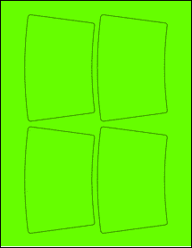 Fluorescent Green - OL4457 - 3.1222" x 4.7548"