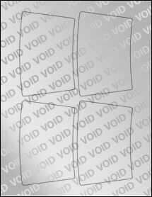 Void Silver Polyester - OL4457 - 3.1222" x 4.7548"